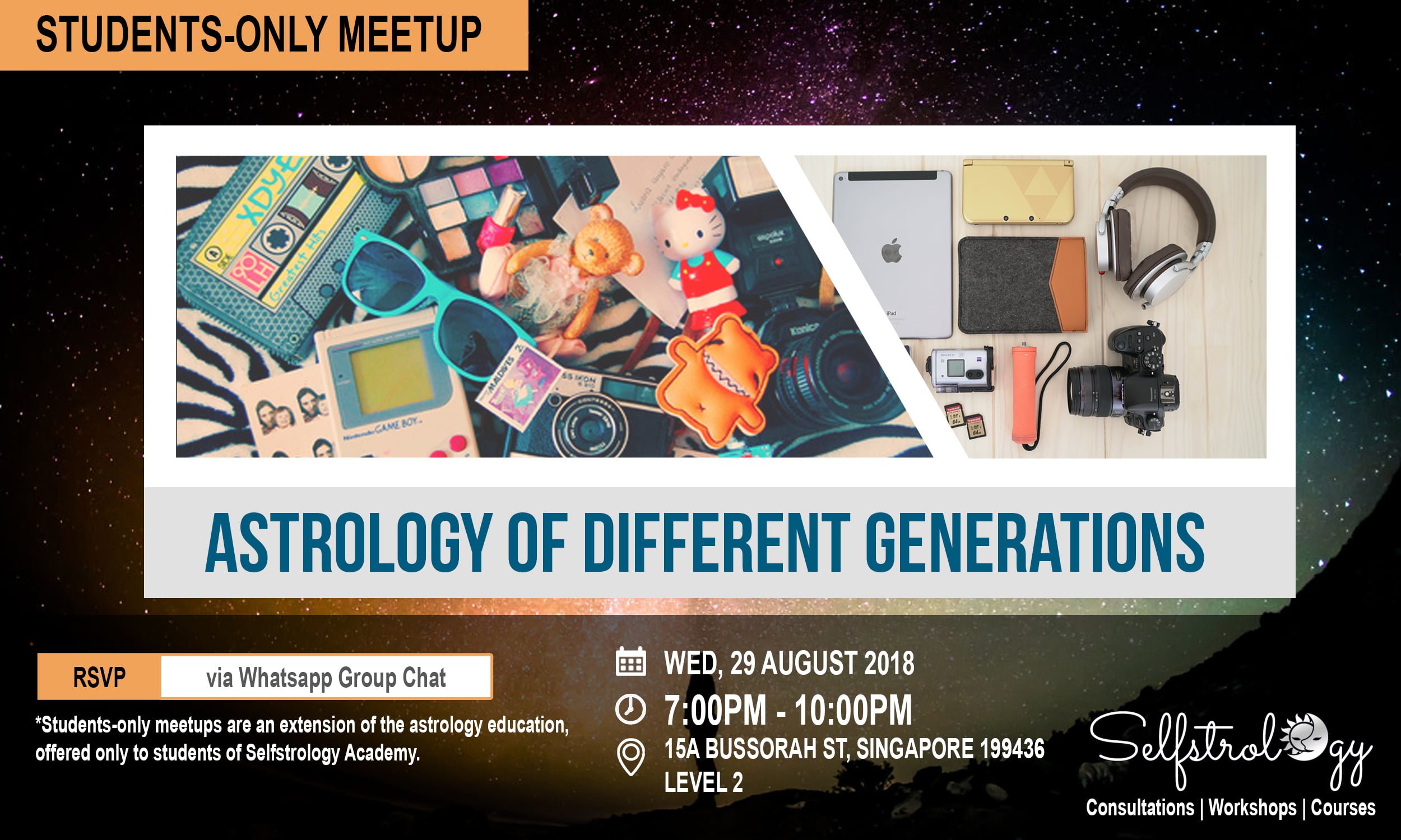 STUDENTS-ONLY MEETUP: Astrology Of Different Generations - Selfstrology